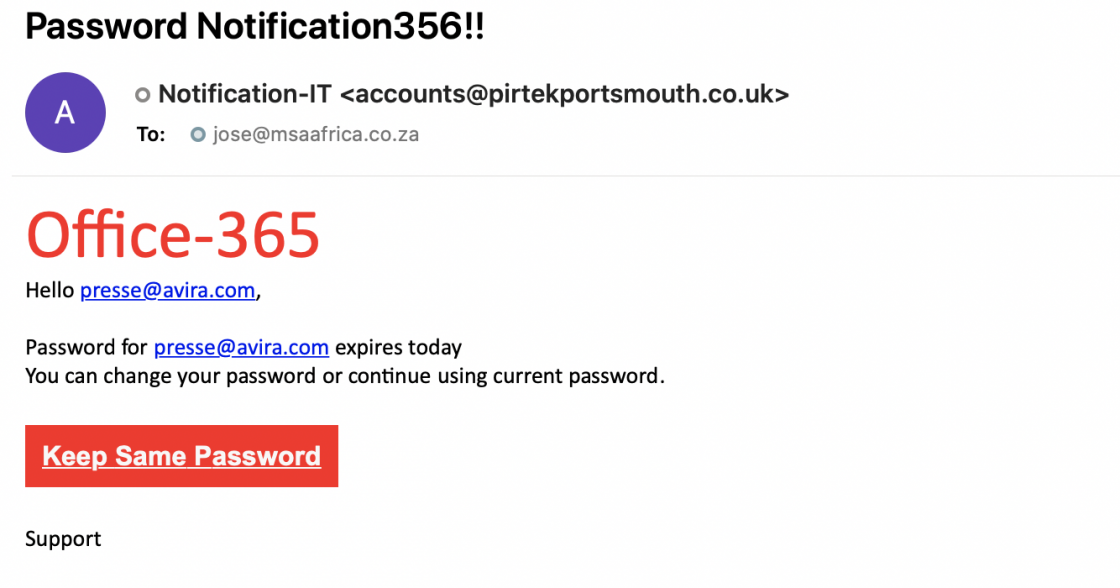 Como identificar e evitar e-mails de phishing, com exemplos - Avira Blog